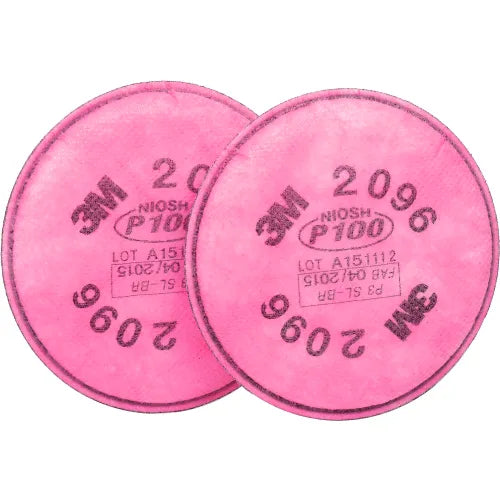 3M™ Particulate Filter, P100,w/Acid Gas Relief, 2096, Pkg of 2